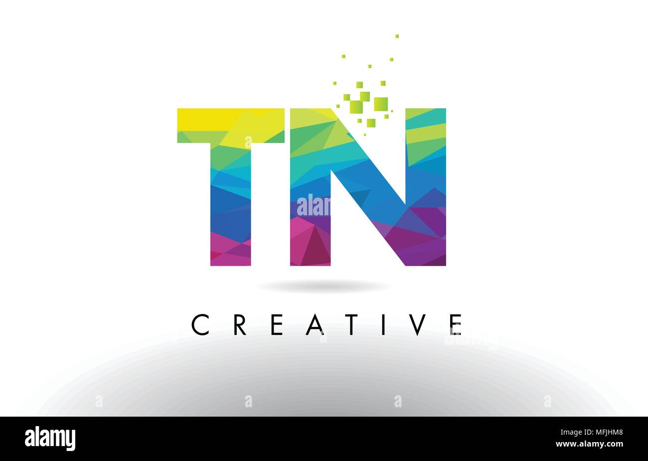 Tn font Stock Vector Images - Alamy