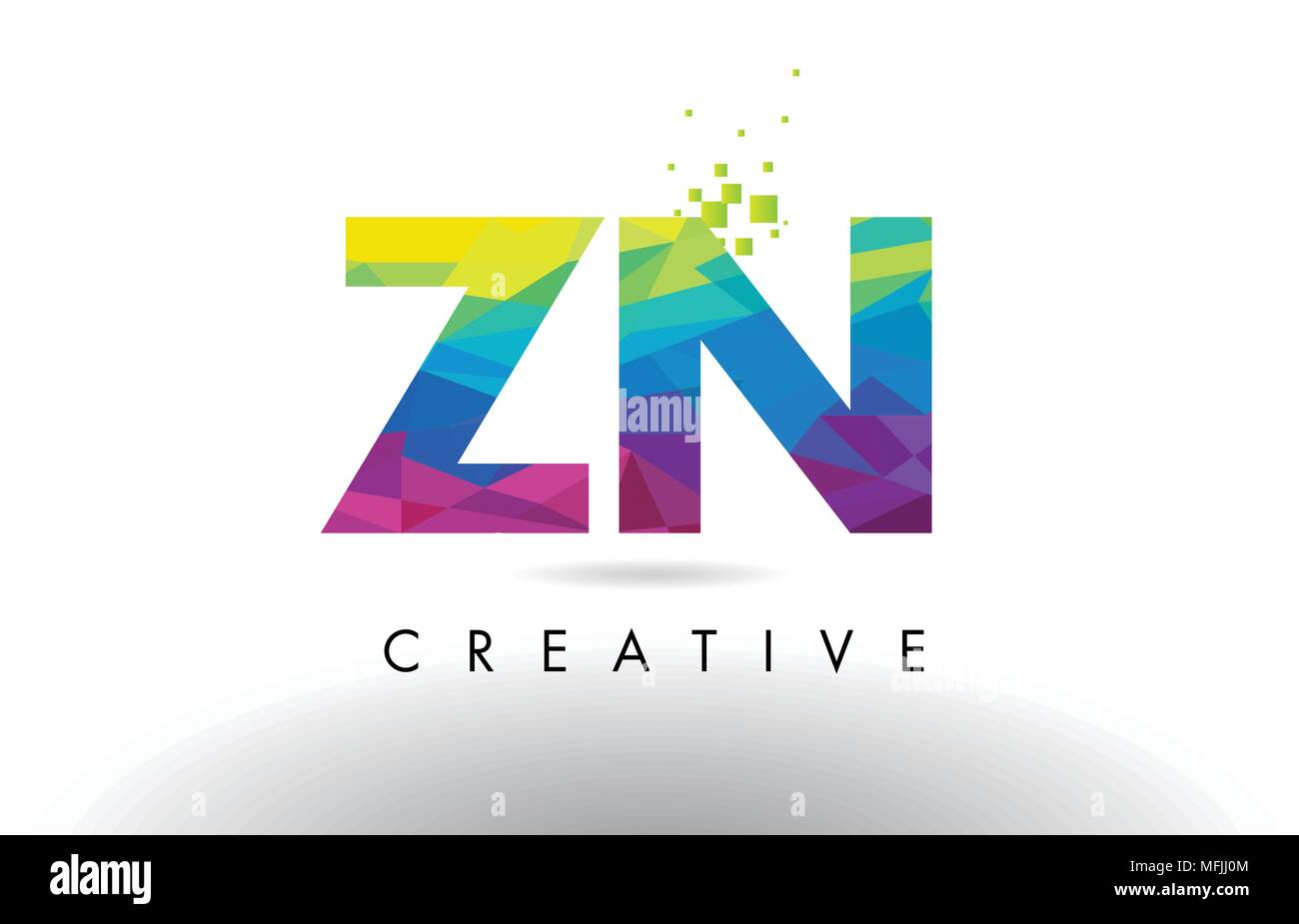 Letter zn vector vectors Stock Vector Images - Alamy