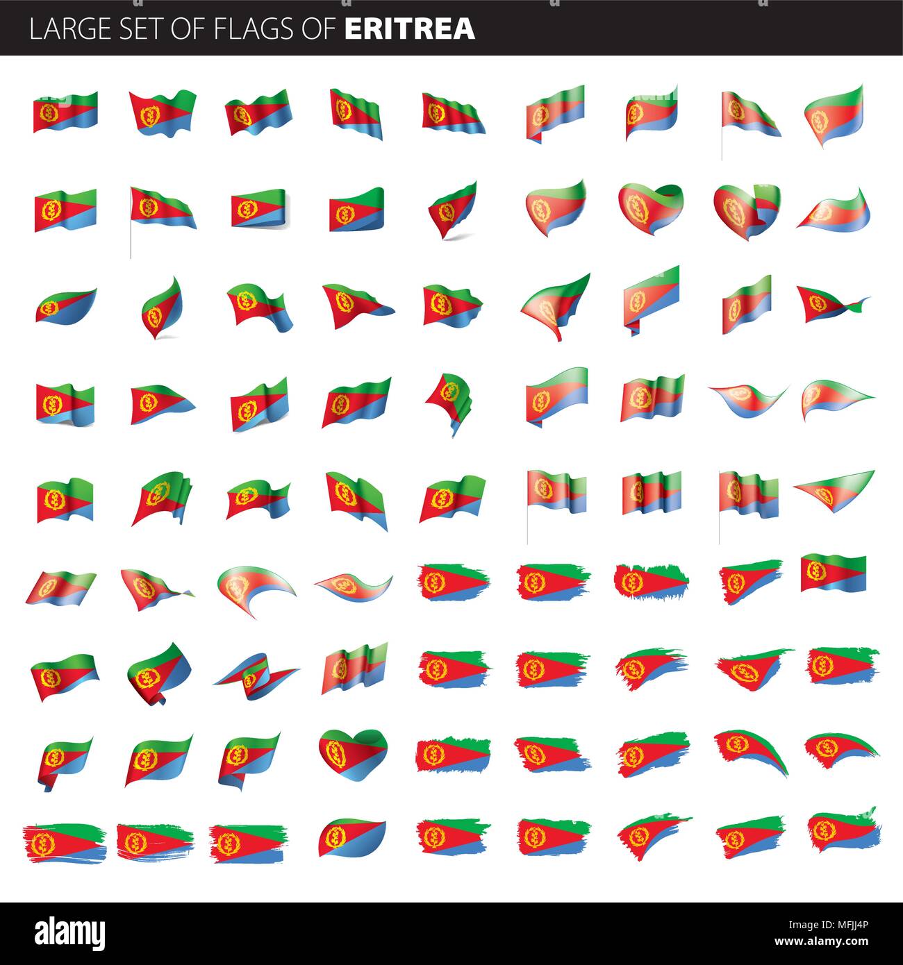 Eritrea flag, vector illustration Stock Vector Image & Art - Alamy