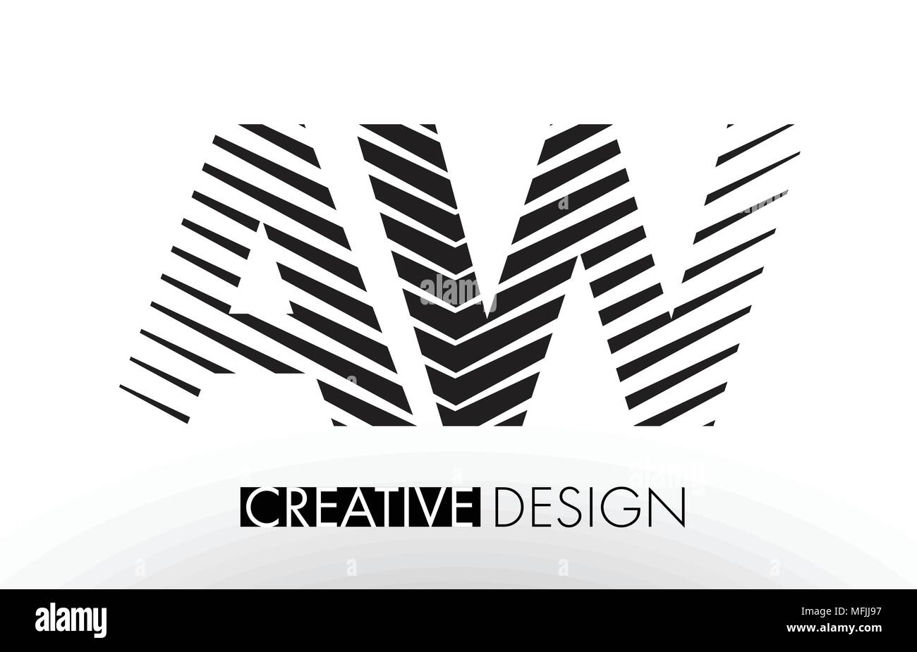 Aw font vector vectors hi-res stock photography and images - Alamy