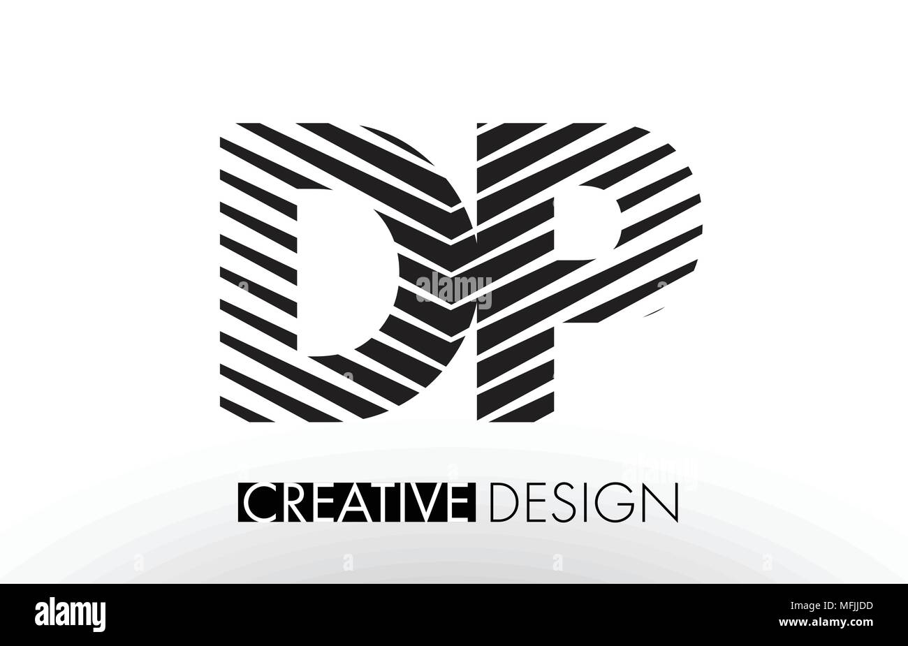 D and p vector vectors hi-res stock photography and images - Alamy