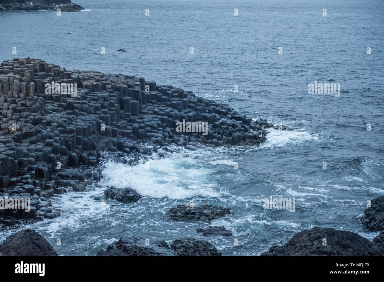 Basalt Columns at the Giant's Causeway, UNESCO World Heritage Site ...