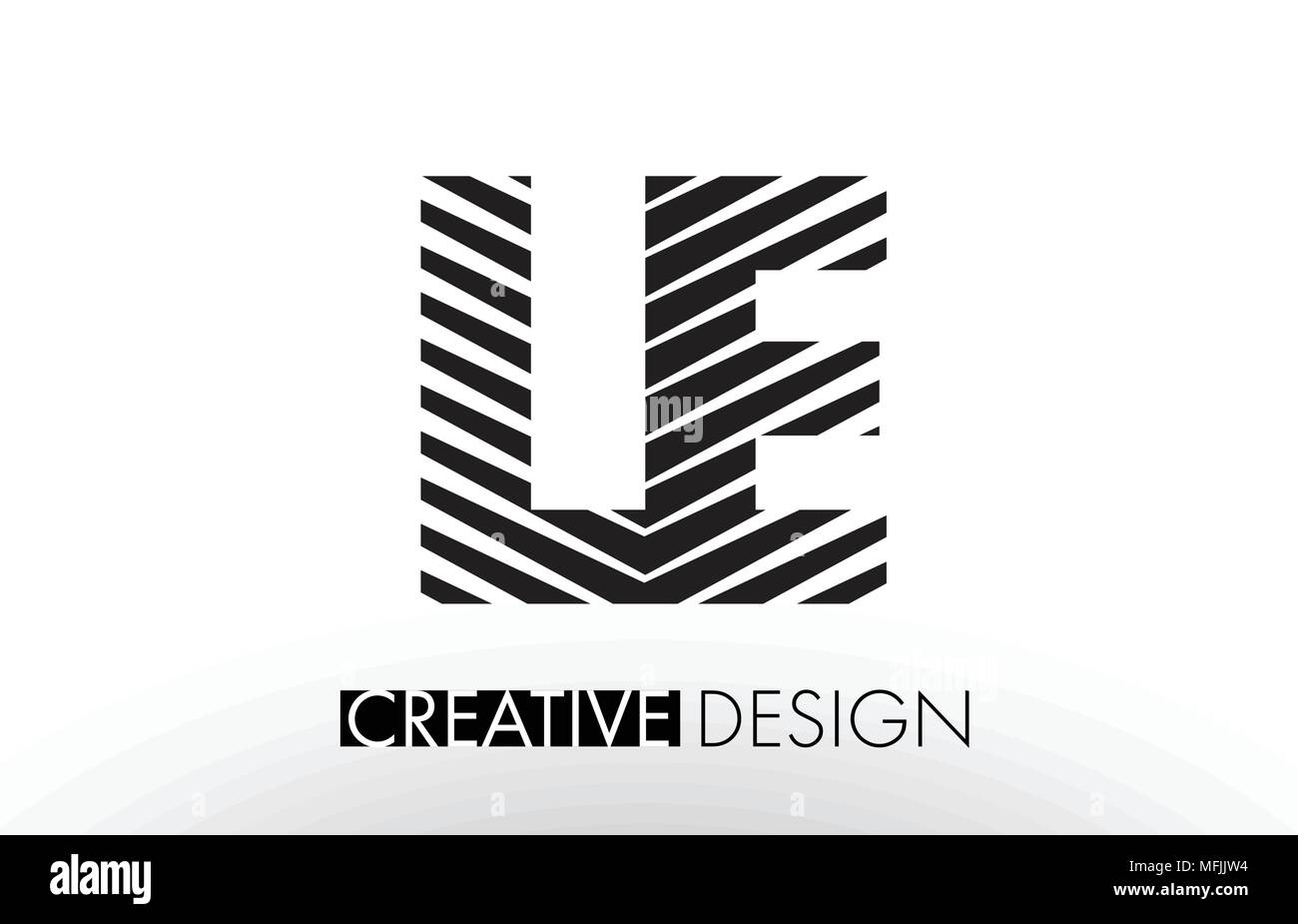 L and e Stock Vector Images - Alamy