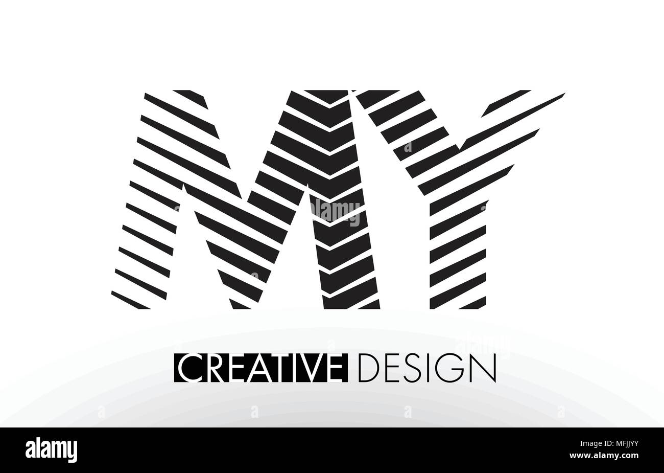 M y letter Stock Vector Images - Alamy