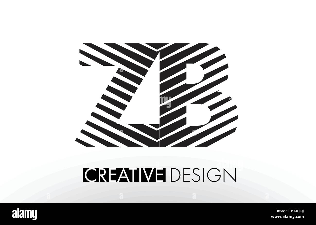 Zb font Stock Vector Images - Alamy