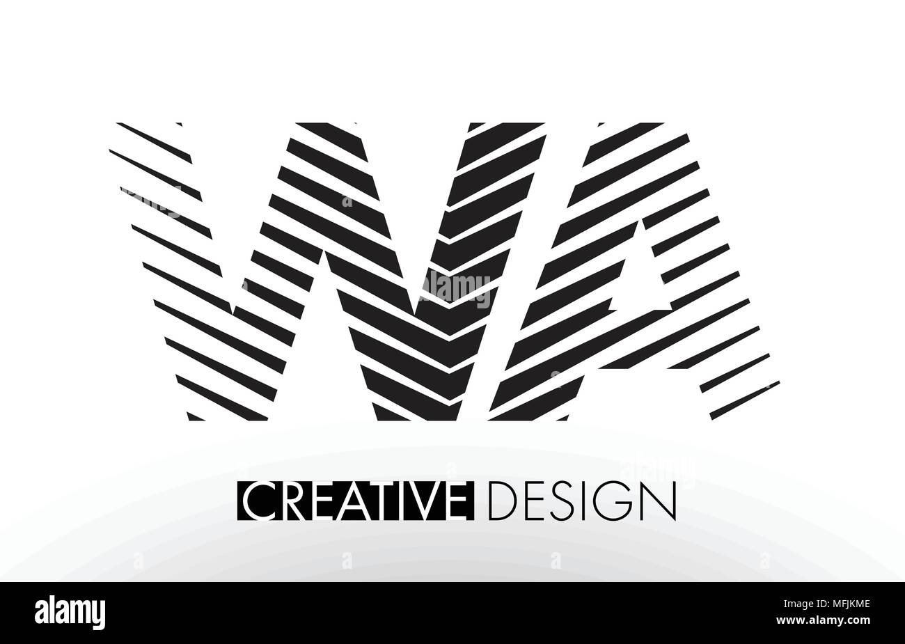 Wa font Stock Vector Images - Alamy