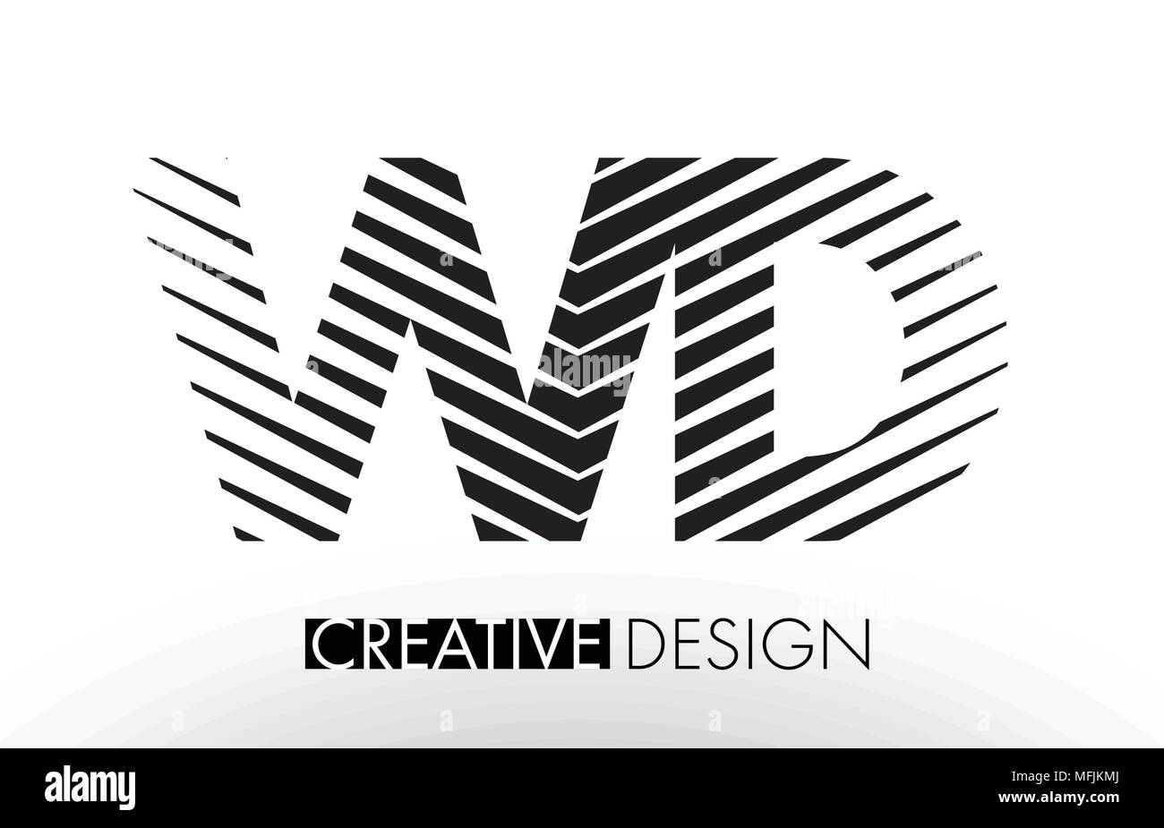 Letter d and w Stock Vector Images - Alamy