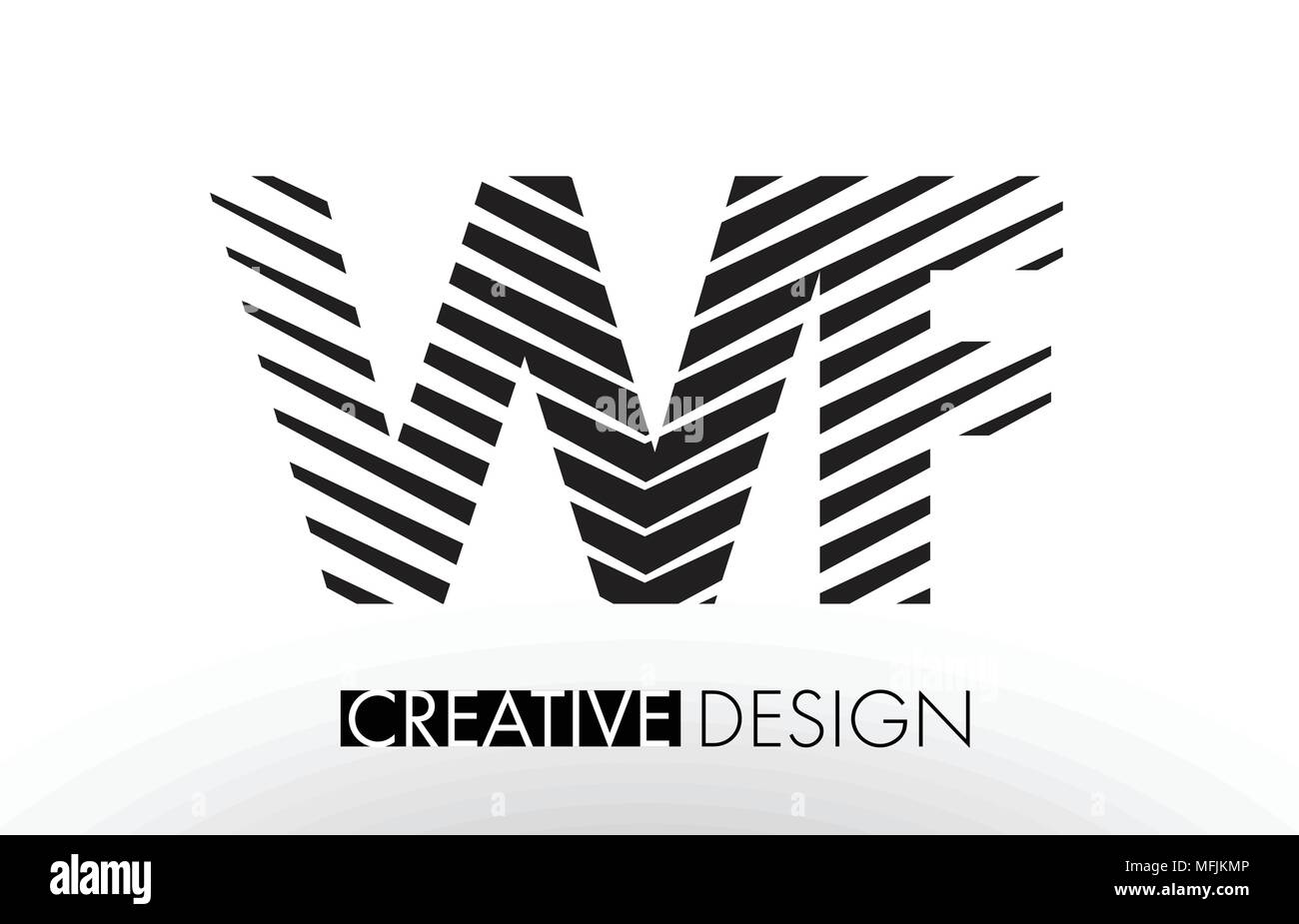 Wf text Stock Vector Images - Alamy