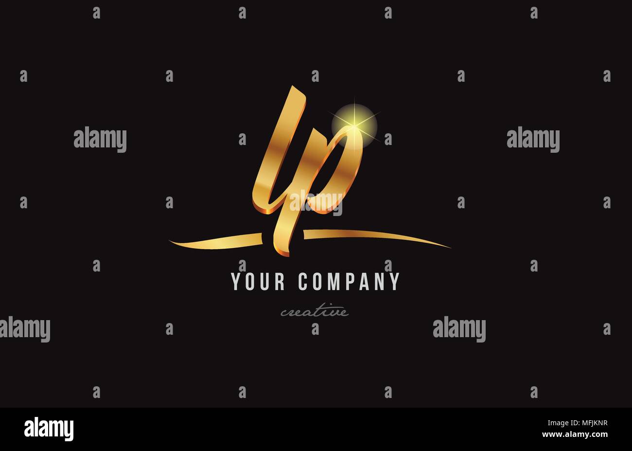 L p logo Stock Vector Images - Alamy