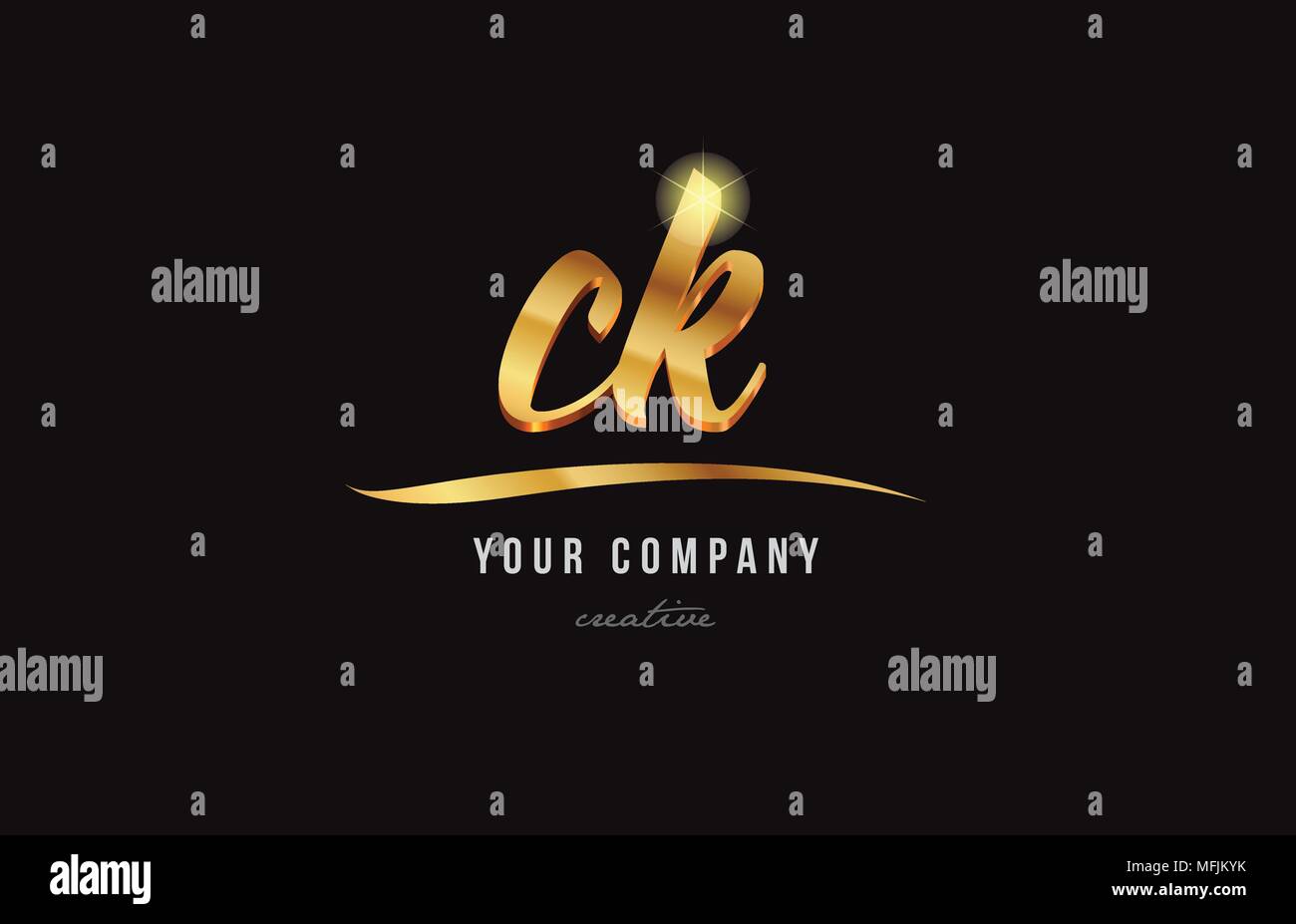 C k logo Stock Vector Images - Alamy