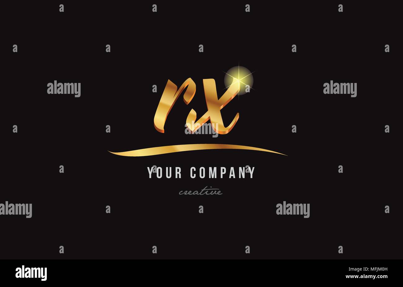 Rx logo vector vectors hi-res stock photography and images - Alamy