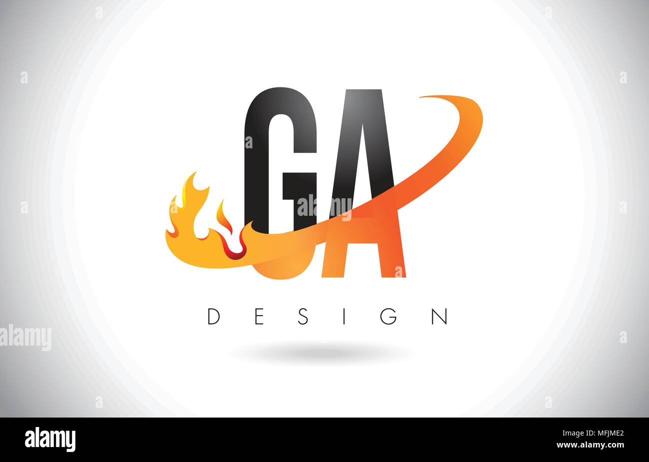 G a letter logo hi-res stock photography and images - Alamy
