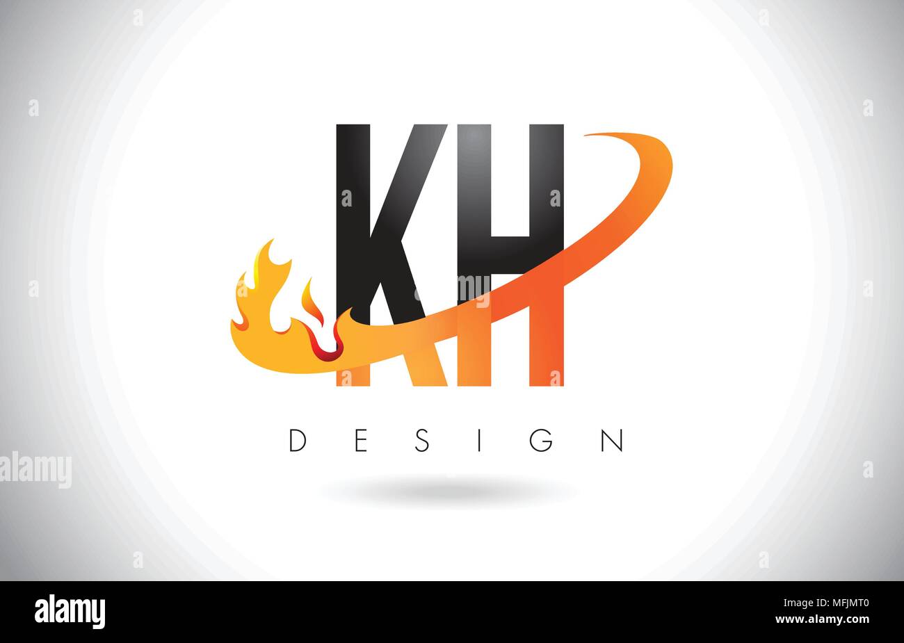 Kh logo Stock Vector Images - Alamy