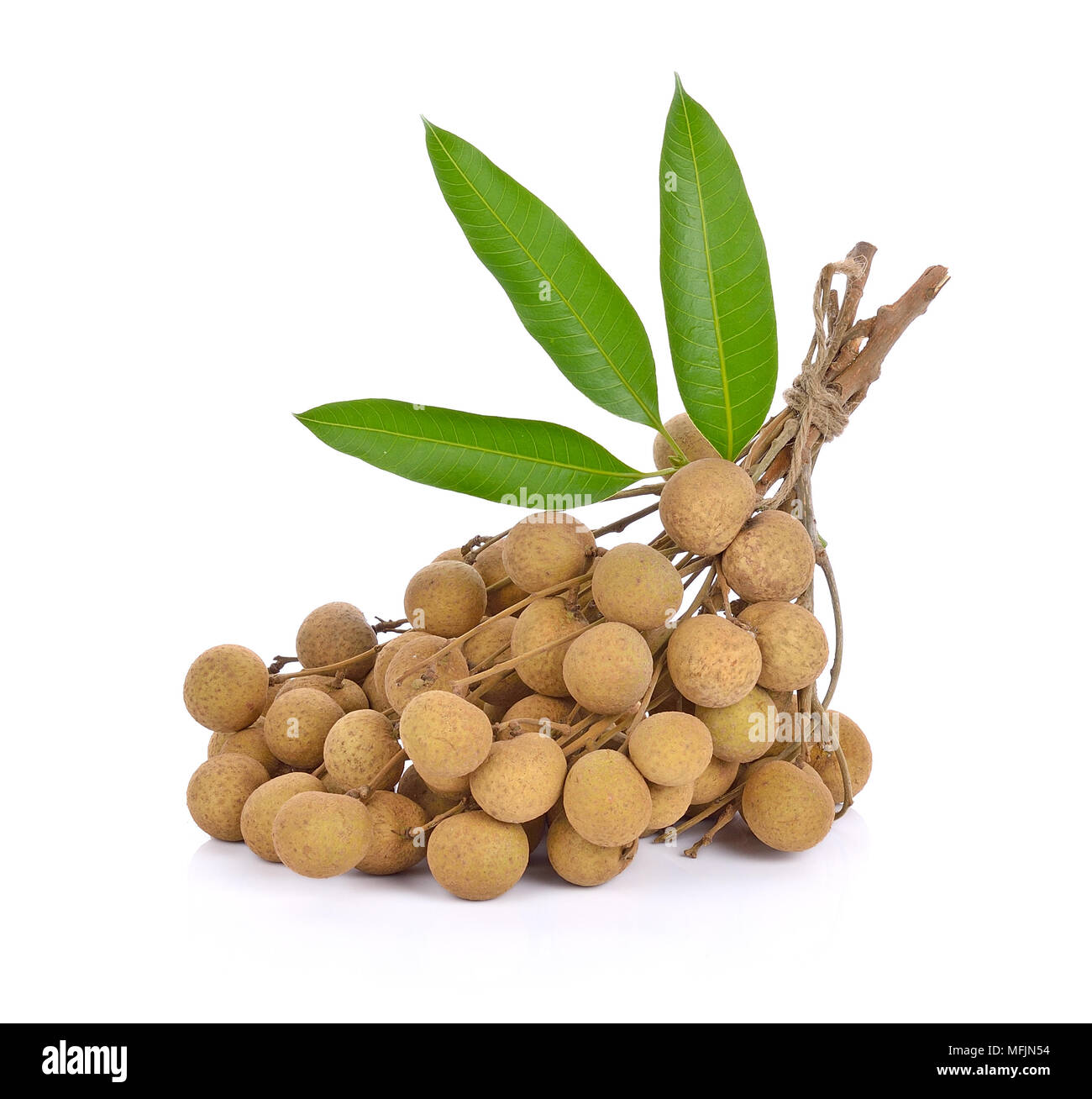 longan isolated on white background Stock Photo - Alamy