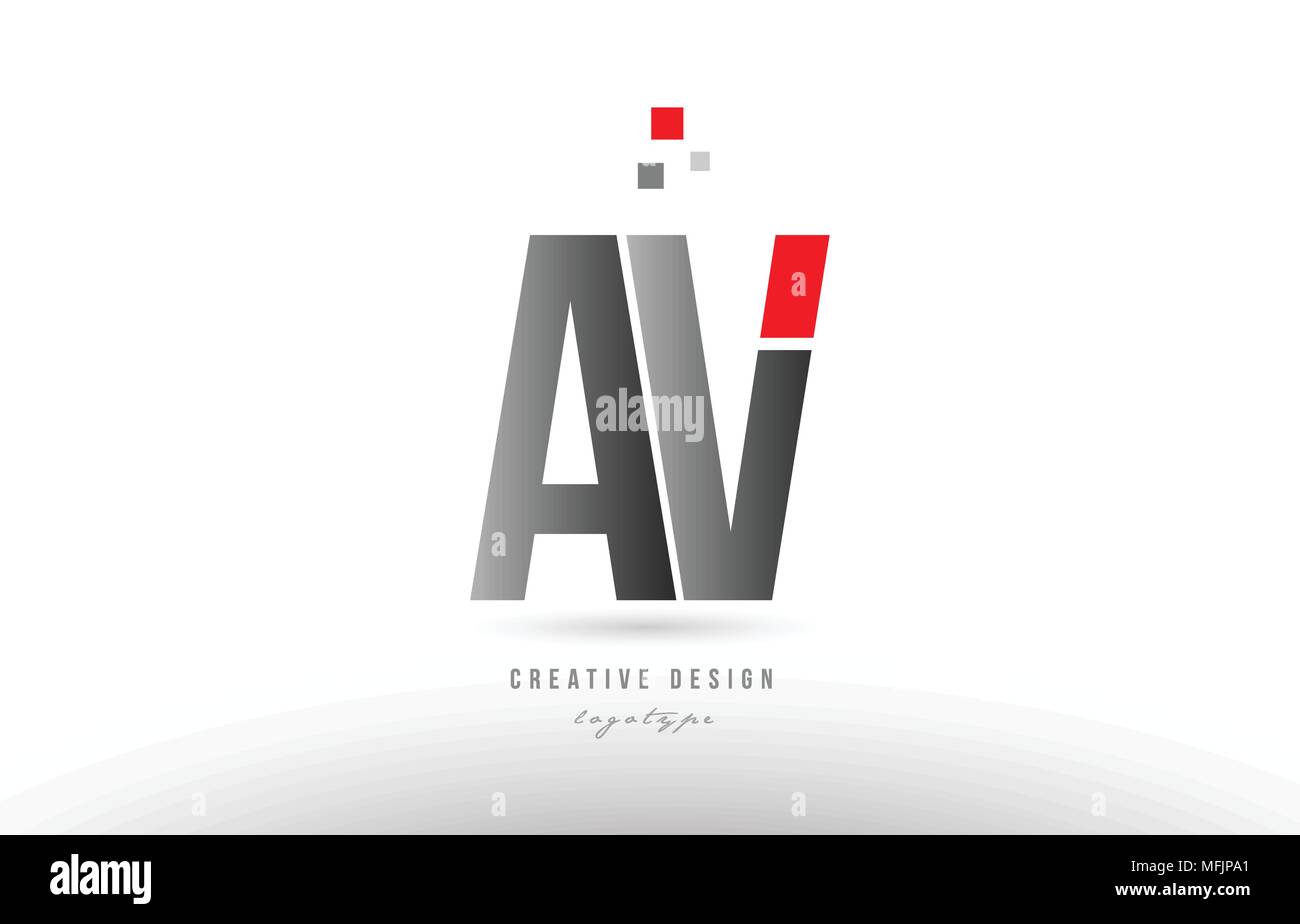 Av red logo hi-res stock photography and images - Alamy