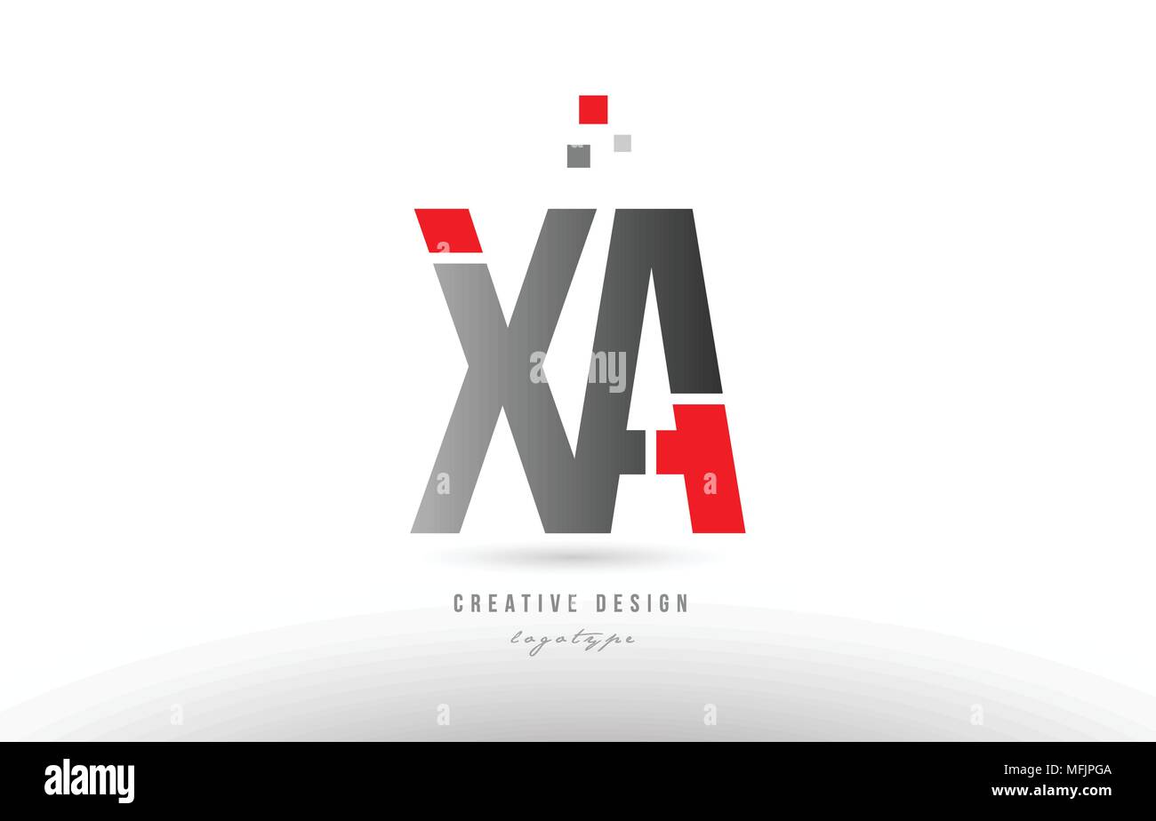 Xa alphabet Stock Vector Images - Alamy