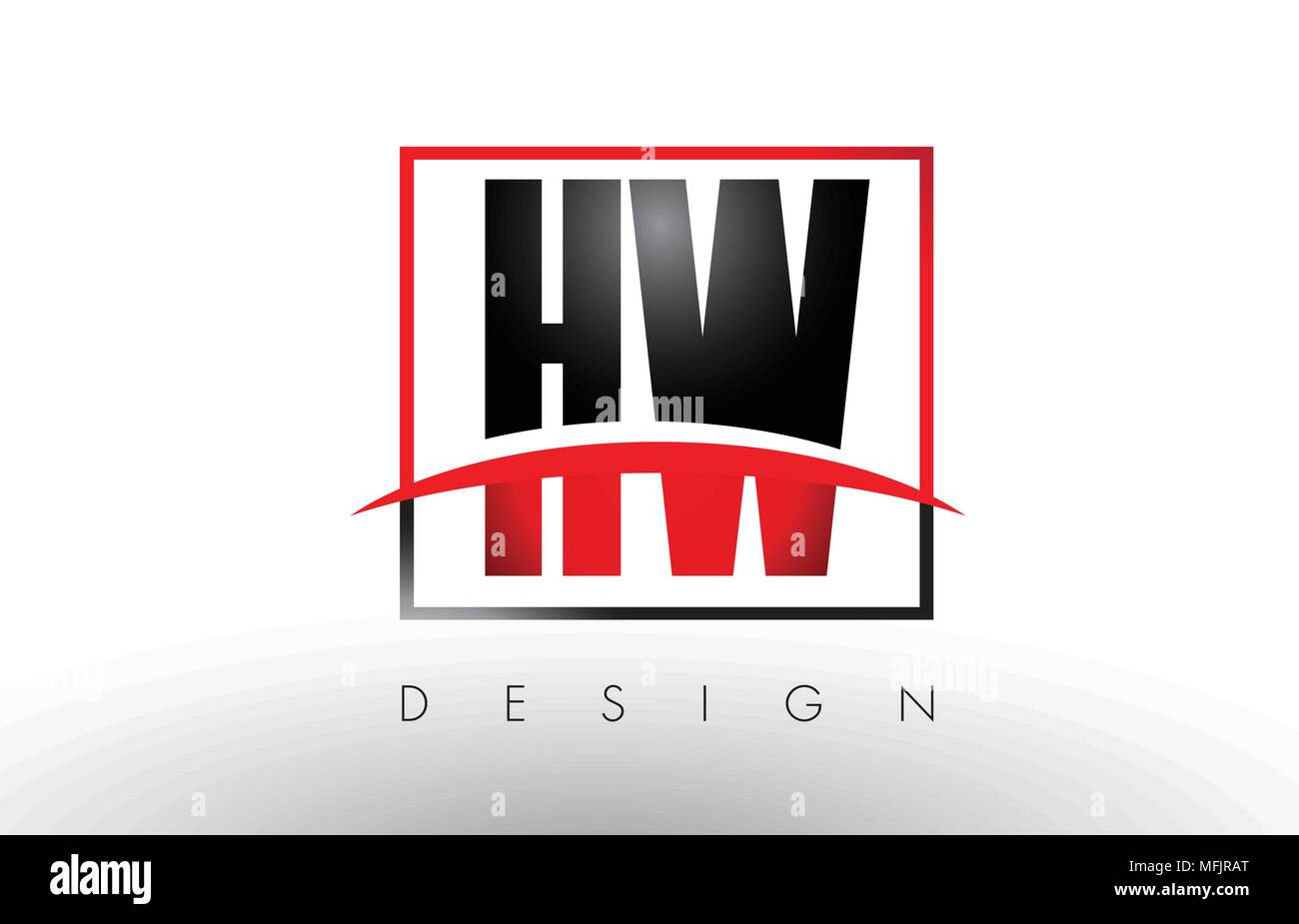 H w logo Stock Vector Images - Alamy