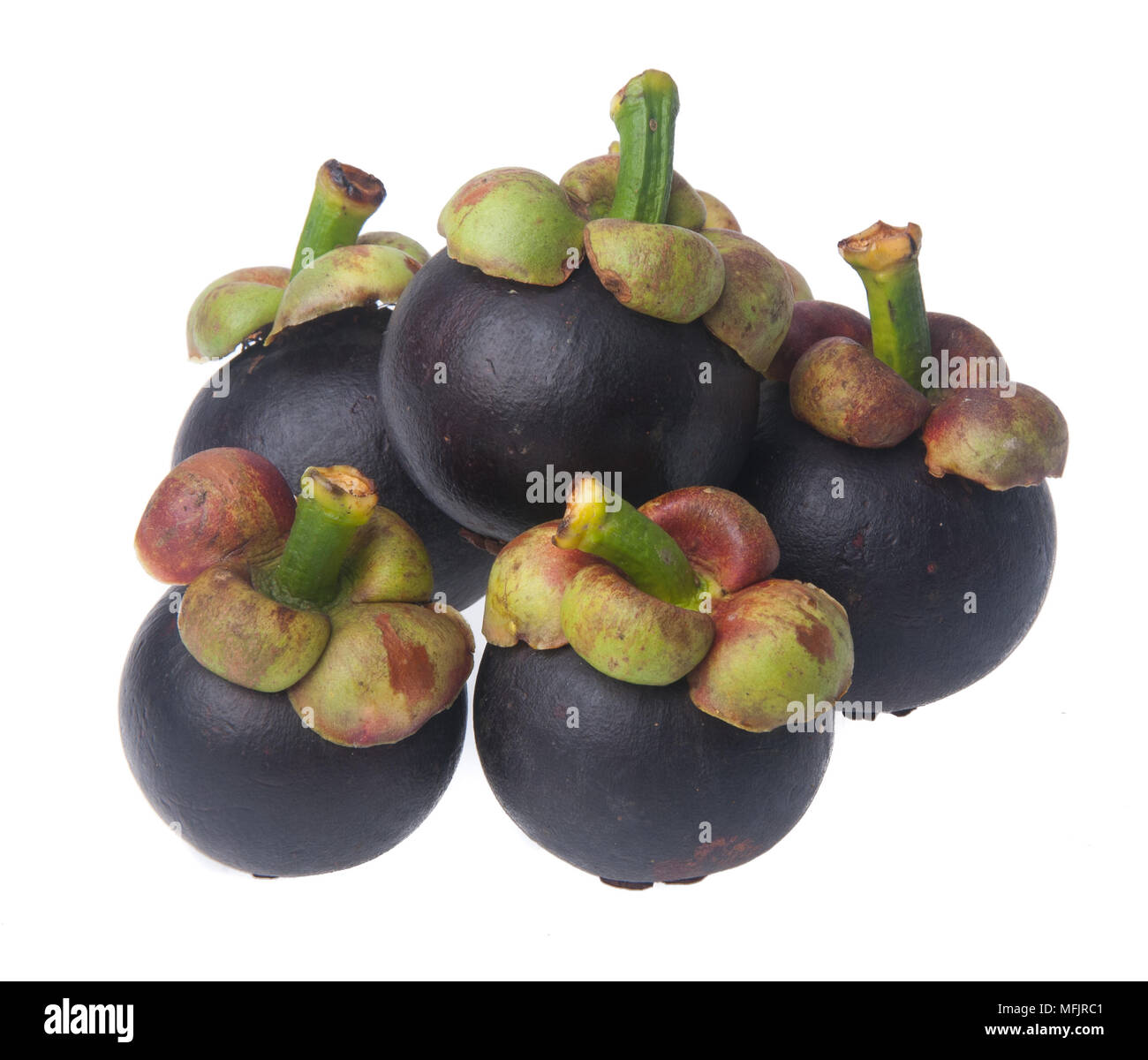 Mangosteen fruit. flesh queen of fruits Stock Photo - Alamy