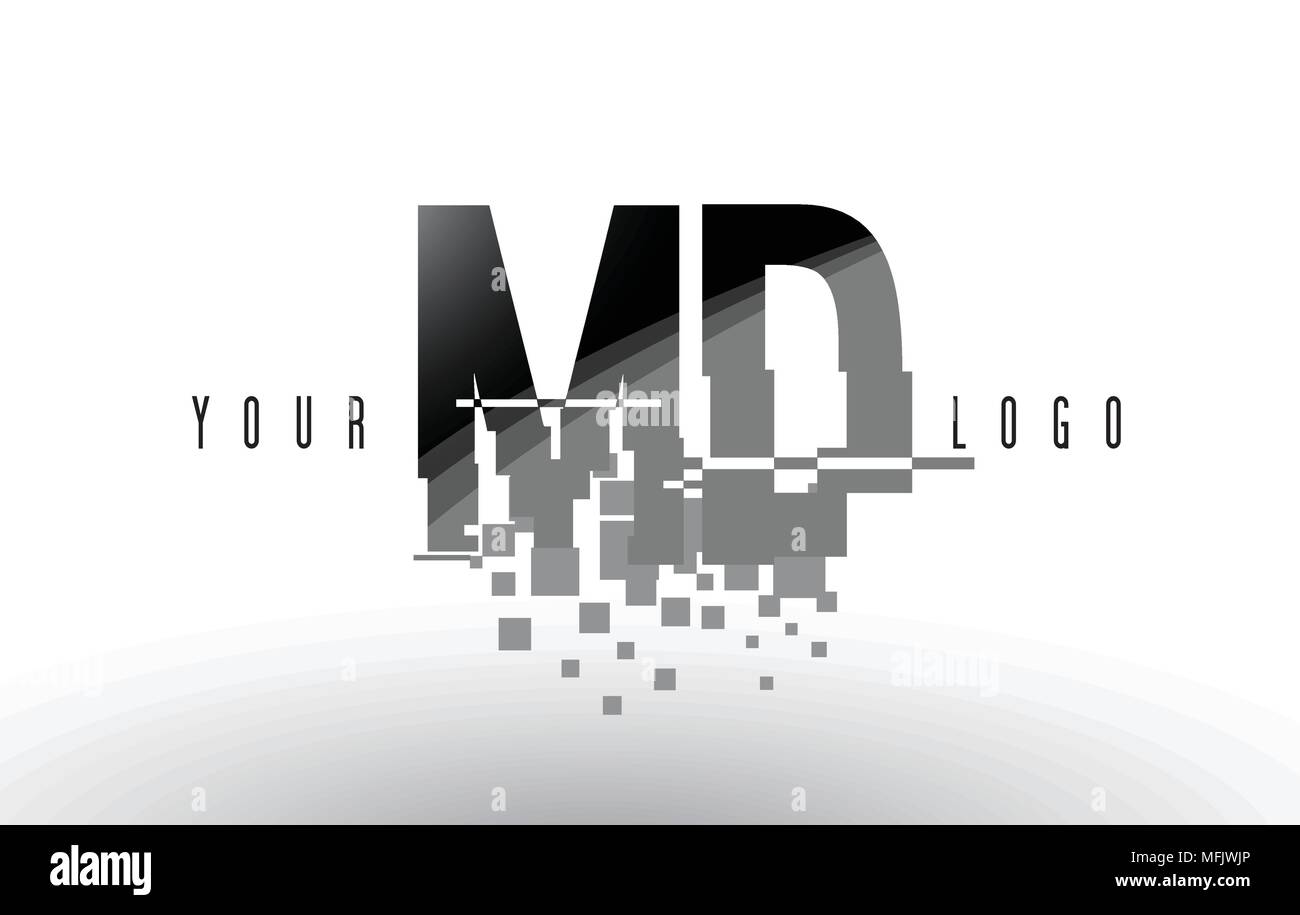 Md letters hi-res stock photography and images - Alamy