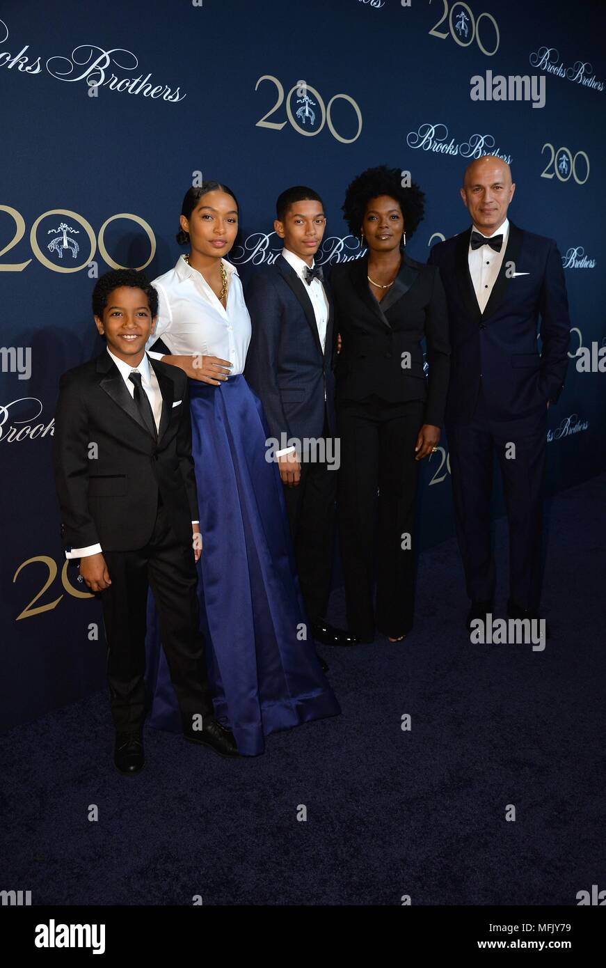 New York, NY, USA. 25th Apr, 2018. Keri Shahidi, Yara Shahidi, Sayeed ...