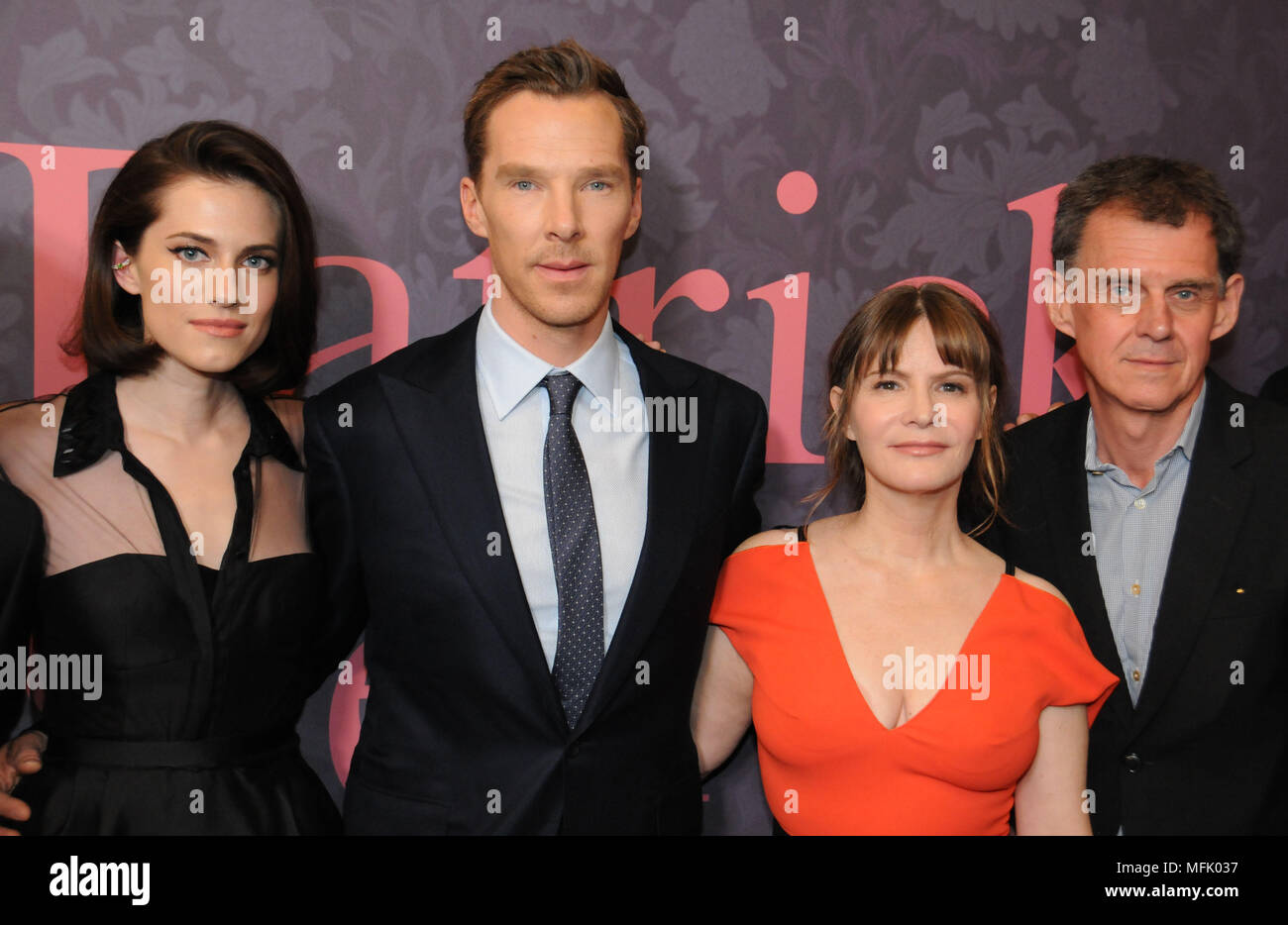 LOS ANGELES, CA - APRIL 25: (L-R) Actress Allison Williams, actor ...