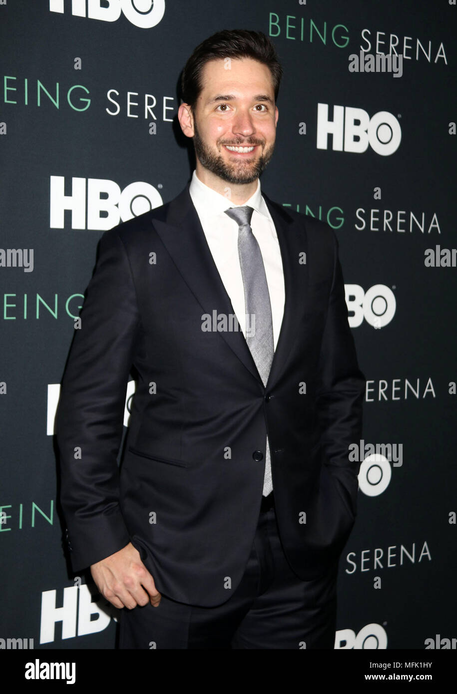 New York City, New York, USA. 25th Apr, 2018. Reddit co-founder ALEXIS ...