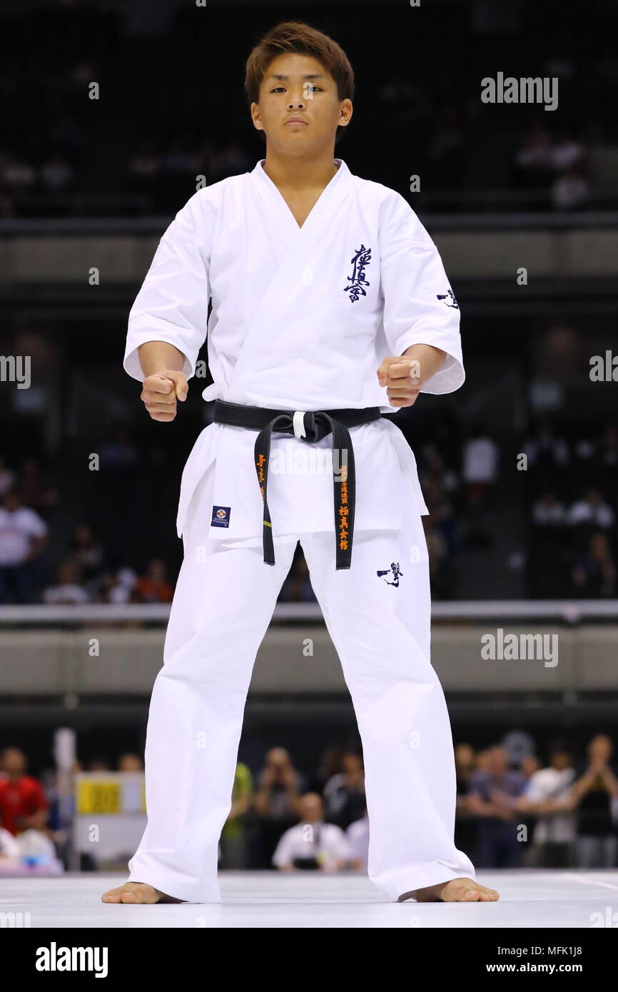 Yuki Yoza, April 22, 2018 - Karate : 2018 Karate Open Tournament Men's ...