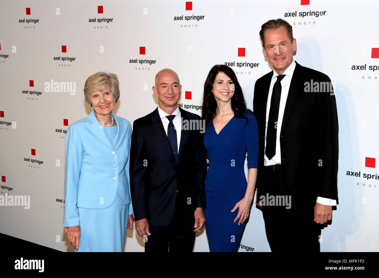 Berlin, Deutschland. 24th Apr, 2018. Peace Springer, Jeffrey Bezos ...