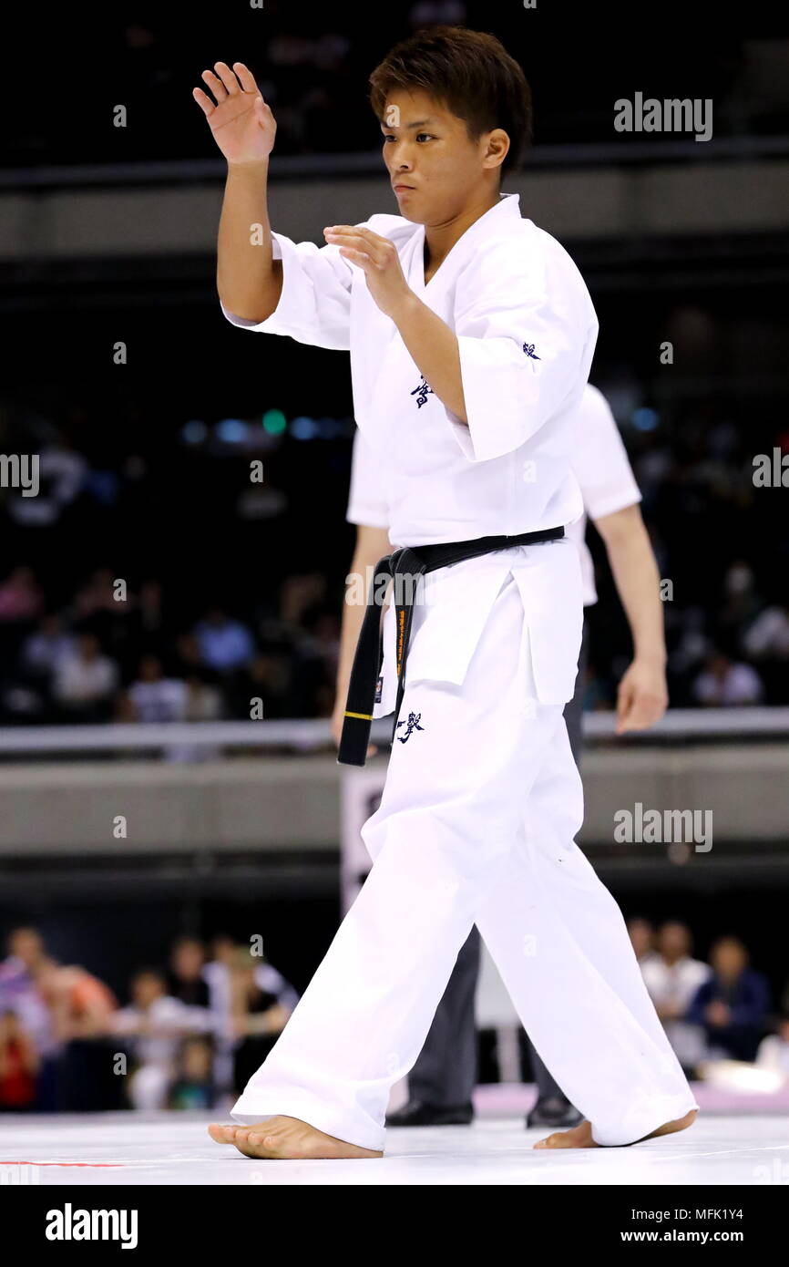 Yuki Yoza, April 22, 2018 - Karate : 2018 Karate Open Tournament Men's ...