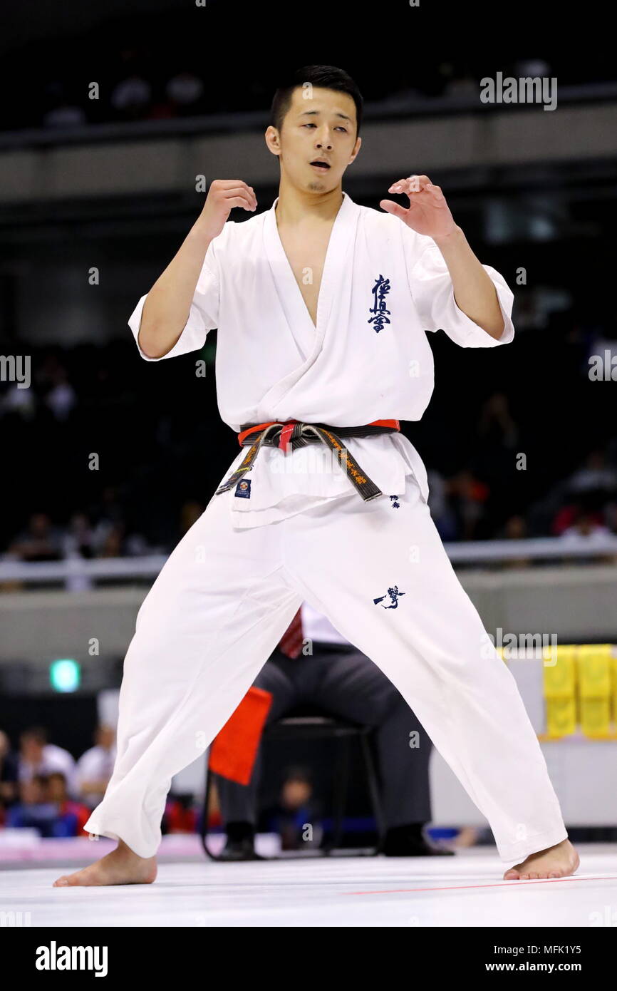 Yuki Usuda, April 22, 2018 - Karate : 2018 Karate Open Tournament Men's ...