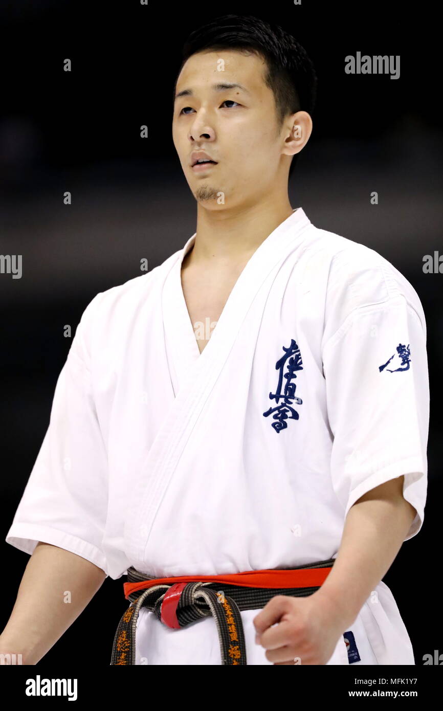 Yuki Usuda, April 22, 2018 - Karate : 2018 Karate Open Tournament Men's ...