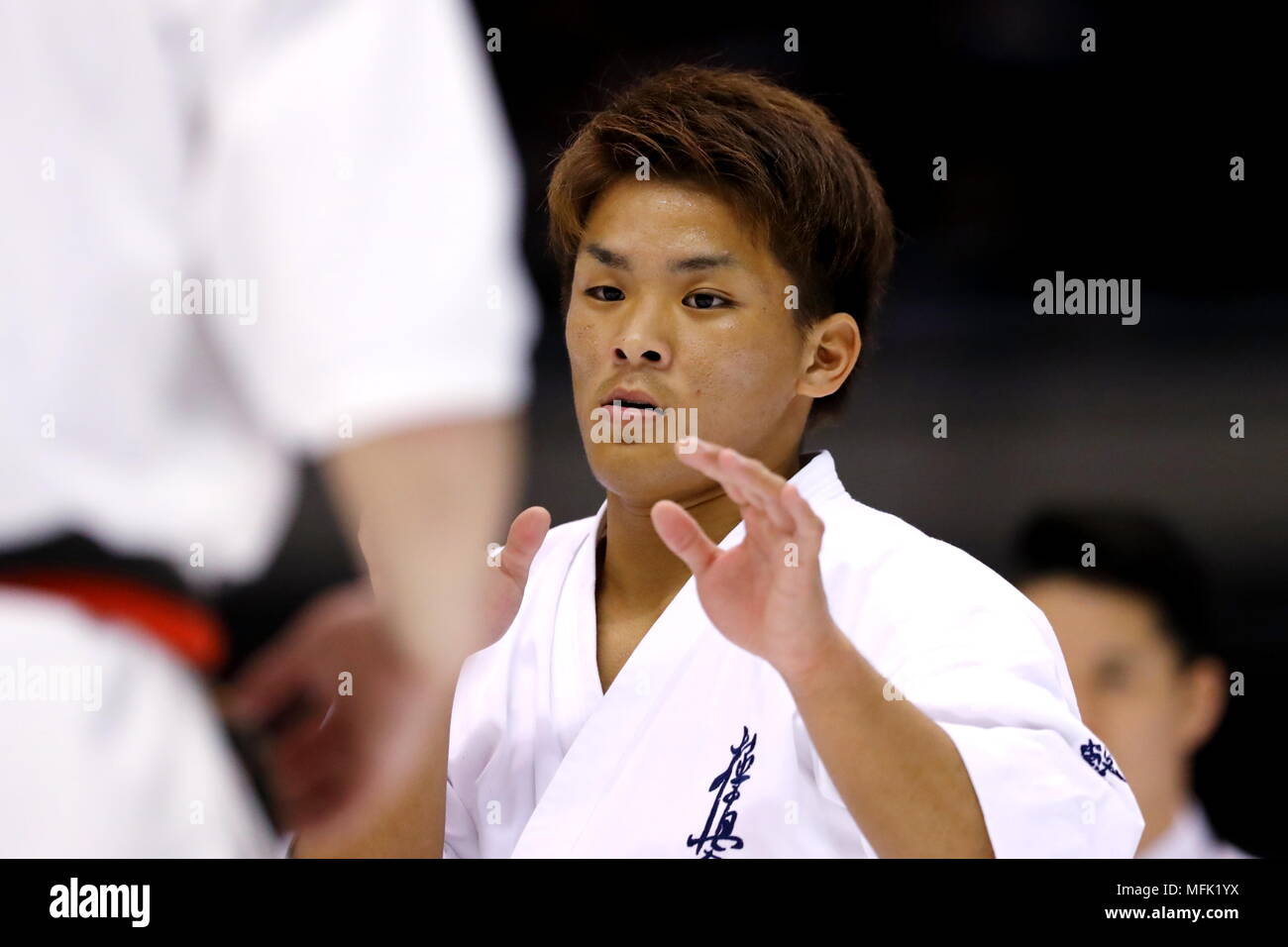 Yuki Yoza, April 22, 2018 - Karate : 2018 Karate Open Tournament Men's ...
