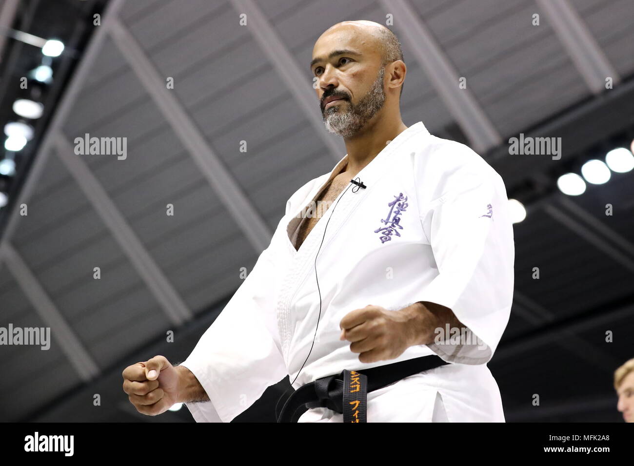 Tokyo Metropolitan Gymnasium, Tokyo, Japan. 22nd Apr, 2018. Francisco ...
