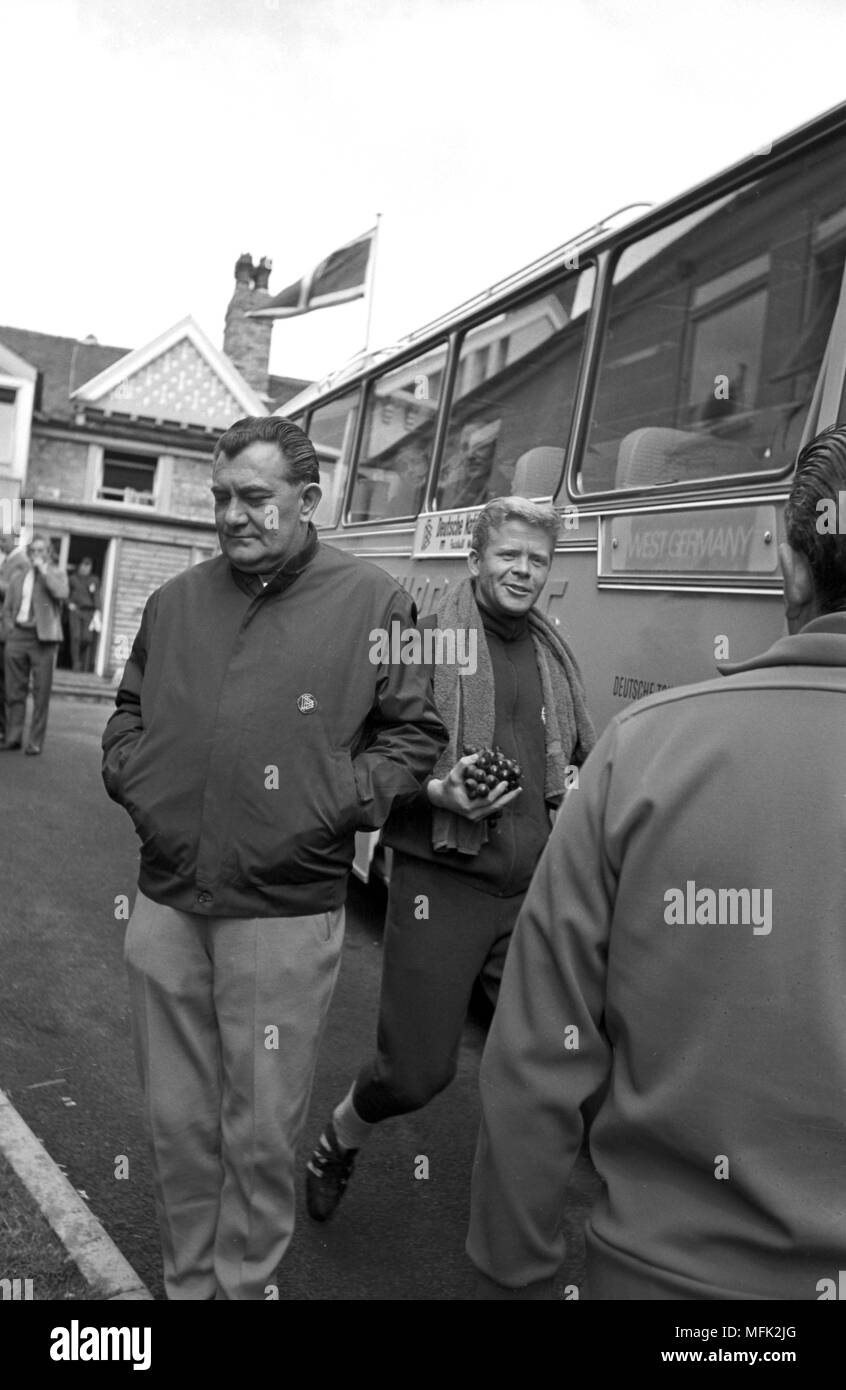 1966 Soccer World Cup - German player Helmut Haller with grapes ...