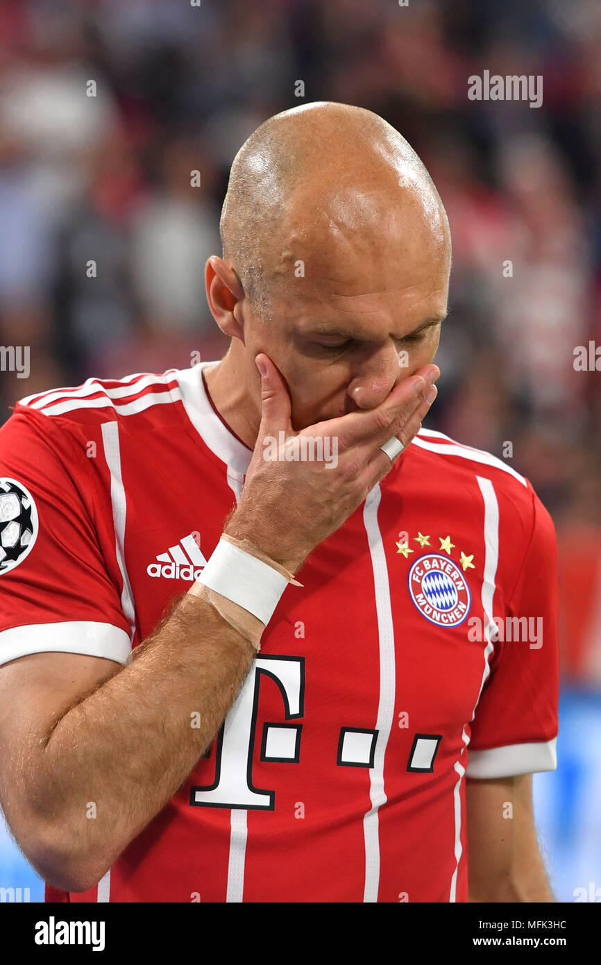 Arjen ROBBEN (Bayern Munich), disappointment, frustrated, disappointed ...