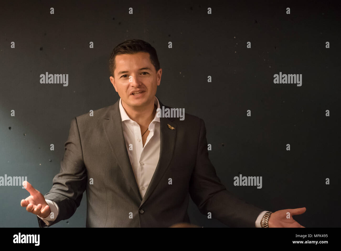 London, UK. 26th Apr, 2018. Pablo Borboroglu from Argentina "Global ...