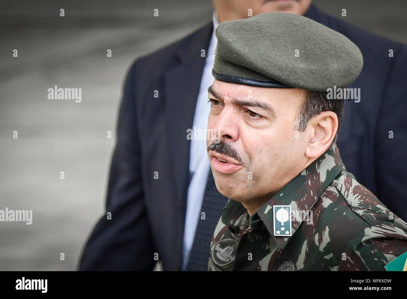 Rio De Janeiro, Brazil. 26th Apr, 2018. Secretary of Public Security of ...
