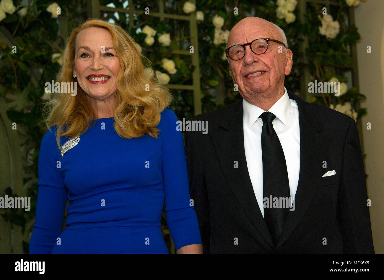 Washington, USA. 24th Apr, 2018. Rupert Murdoch and Mrs. Jerry Murdoch ...