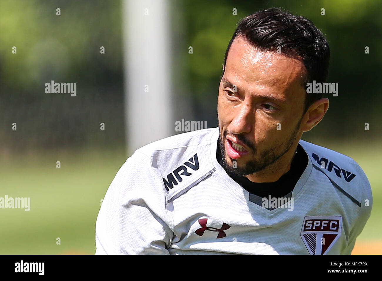 SÃO PAULO, SP - 26.04.2018: TREINO DO SÃO PAULO FC - Nene during the SPFC training held at CCT ...
