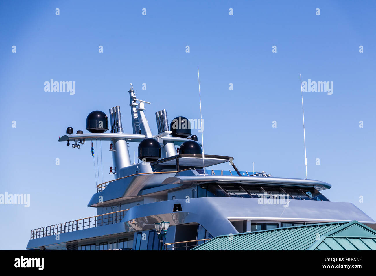 Grey yacht hi-res stock photography and images - Alamy