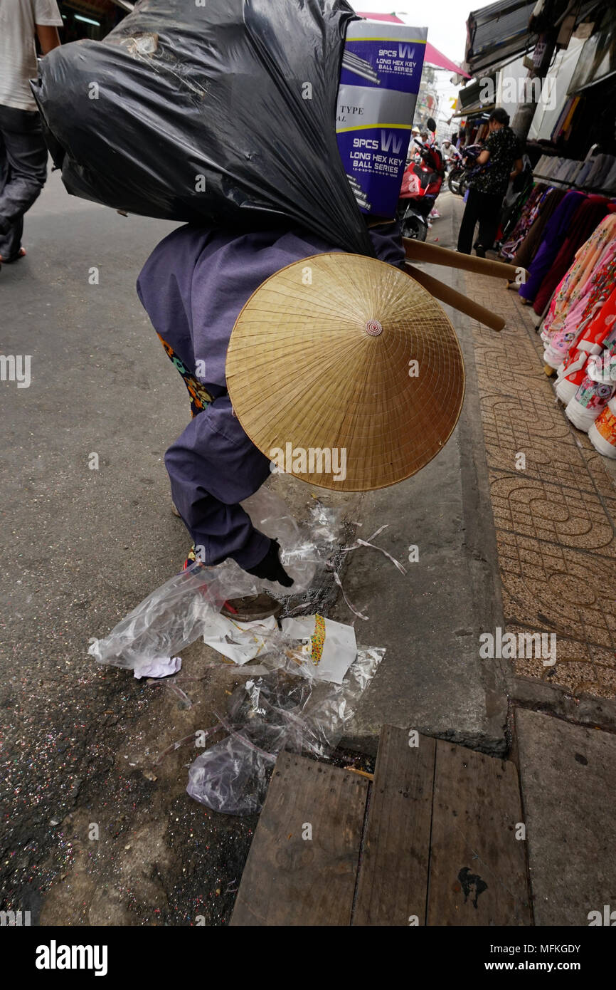 Recycling of trash, Ho Chi Minh City; Saigon; Vietnam Stock Photo - Alamy