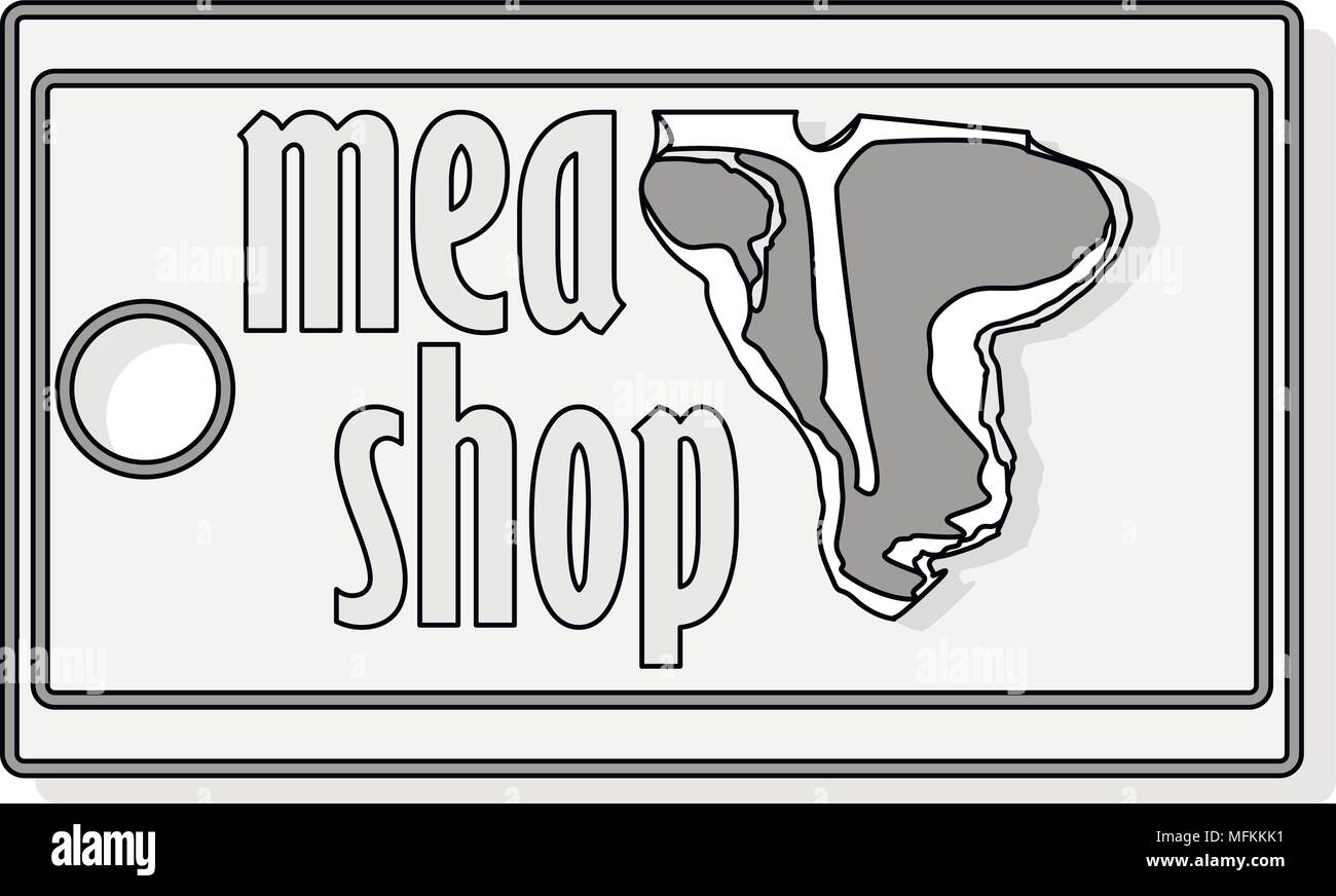 Steak House or Meat Store Labels, Emblems, Logo Templates. Signs Set ...