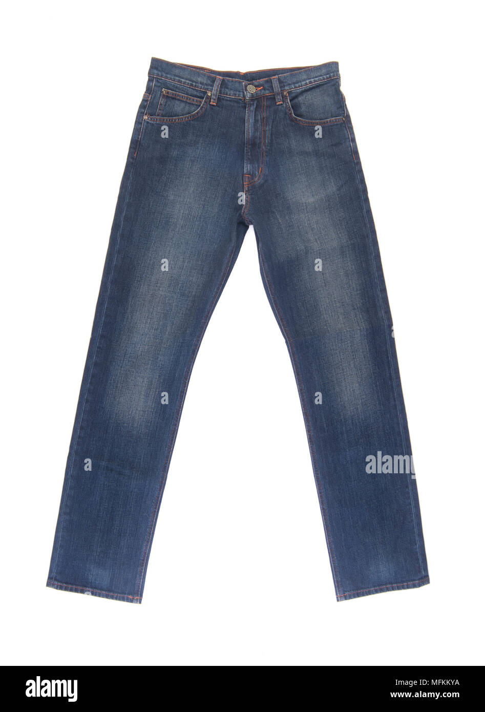 Folded dark blue jeans hi-res stock photography and images - Alamy