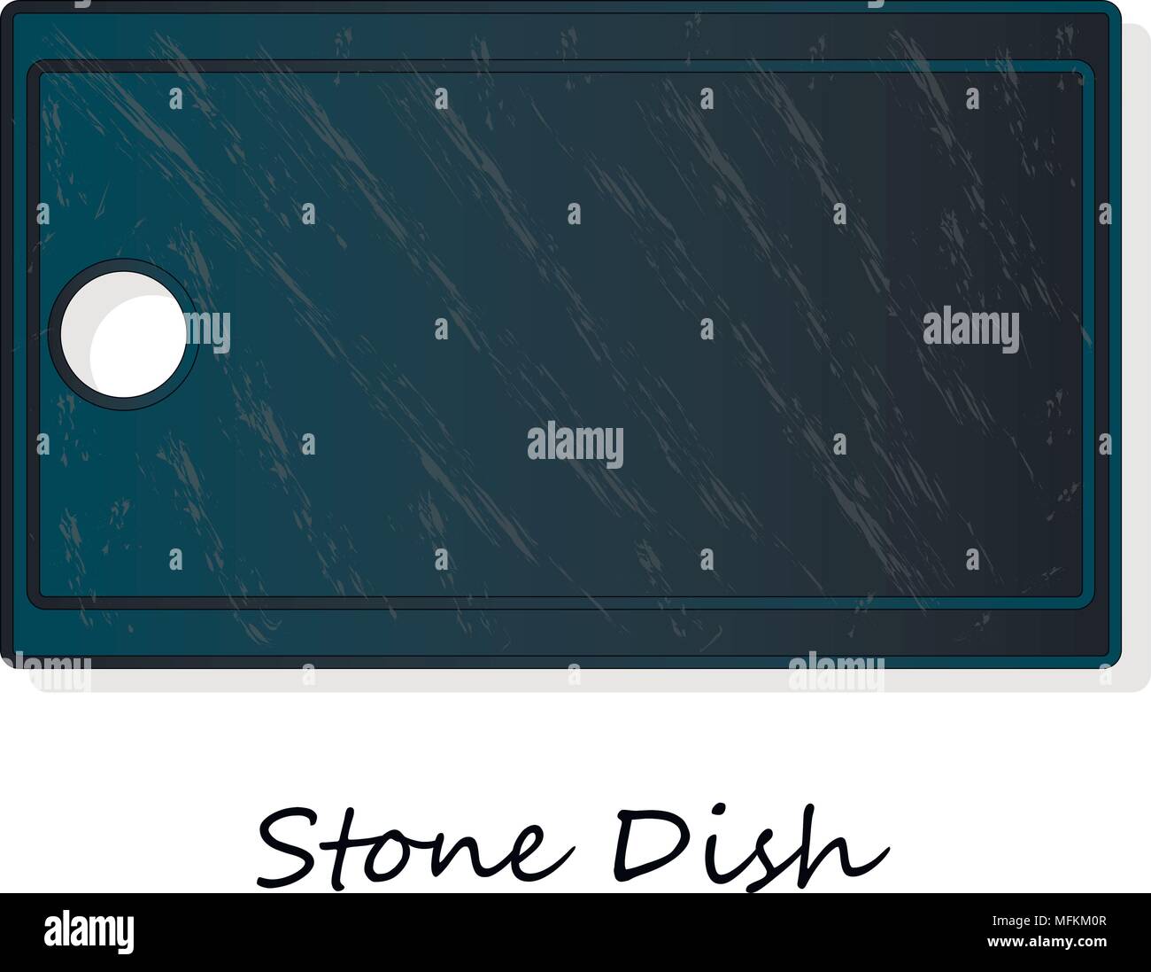 Slate tray Stock Vector Images - Alamy