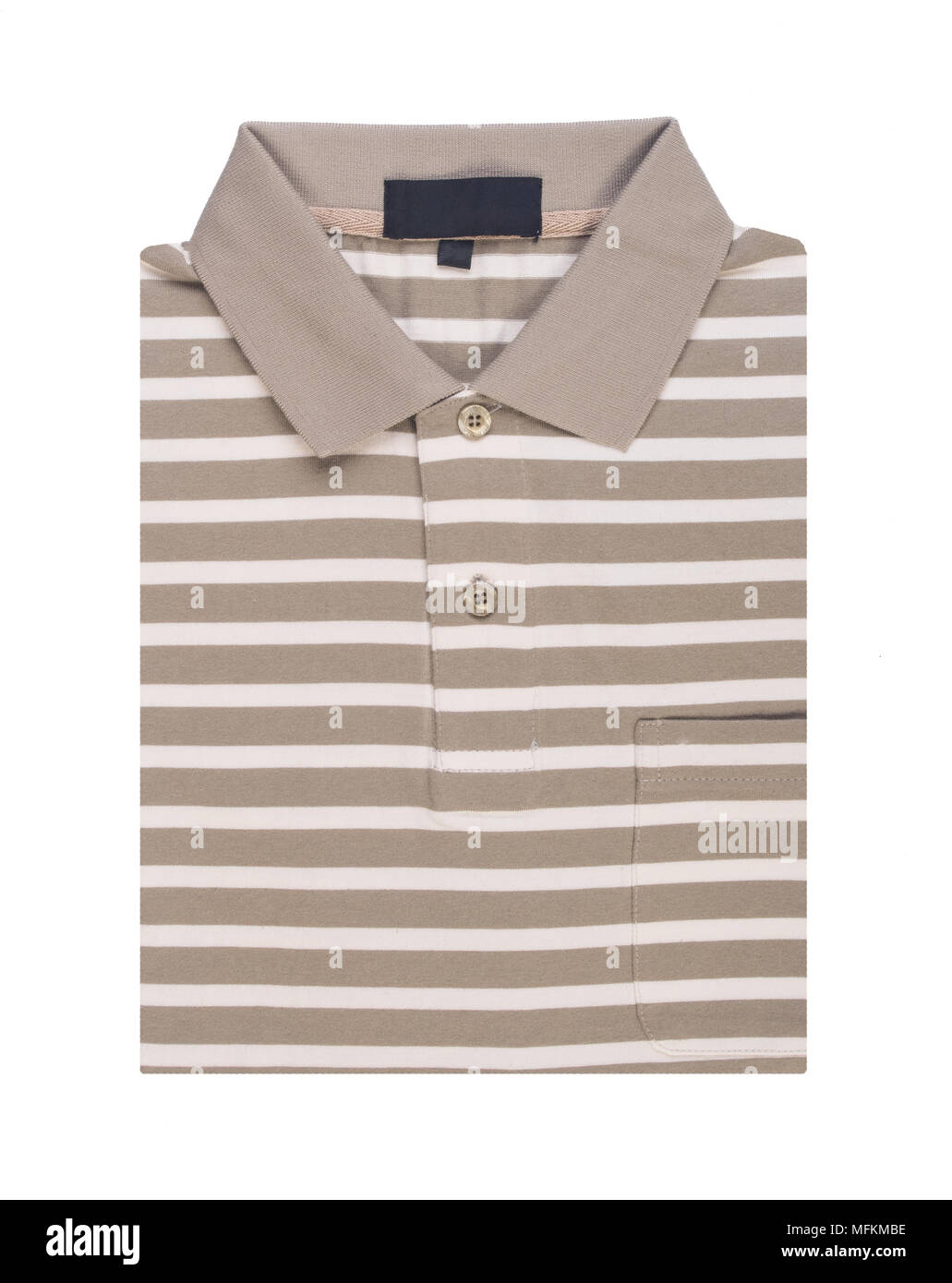 Folded polo shirt Cut Out Stock Images & Pictures - Alamy