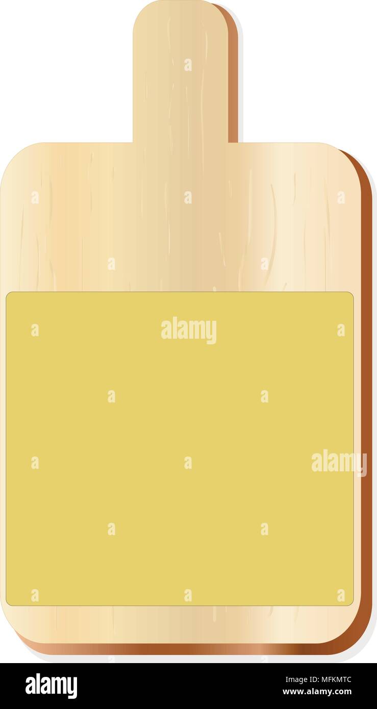 kitchen cooking board isolated on a white background Stock Vector Image ...