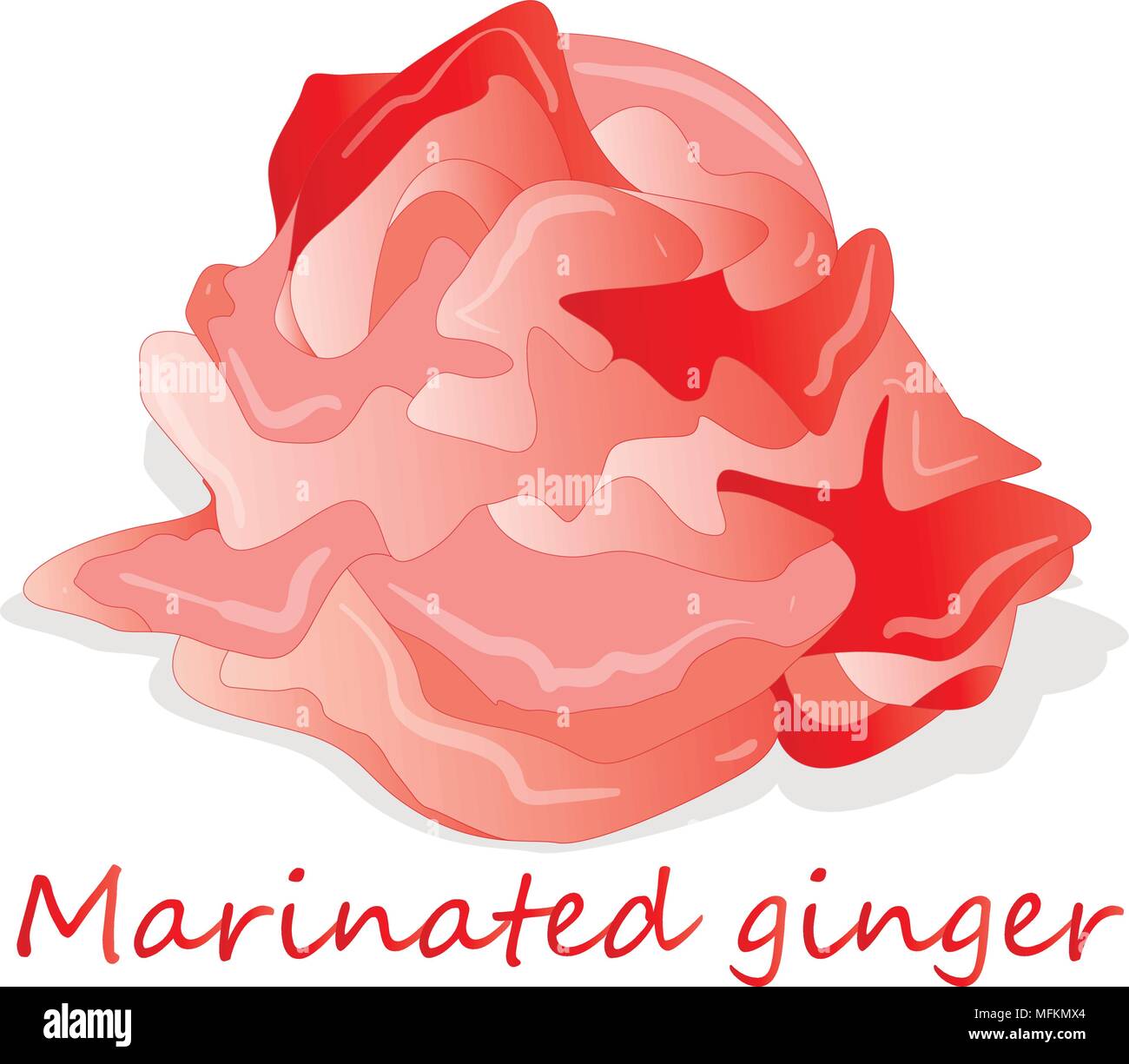 Marinated ginger Stock Vector Images - Alamy