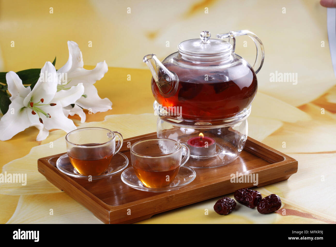 luo han guo tea Stock Photo - Alamy