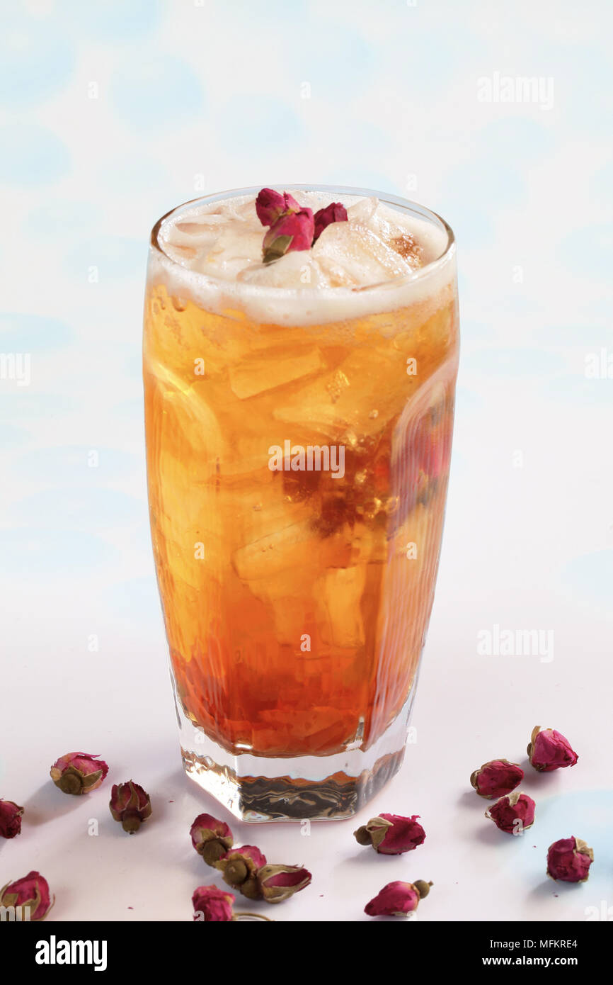 honey rose tea Stock Photo - Alamy