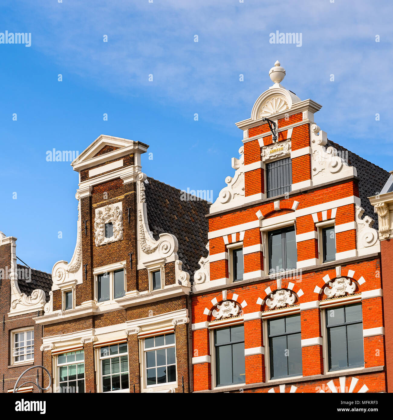 Building dutch gable roof line hi-res stock photography and images - Alamy